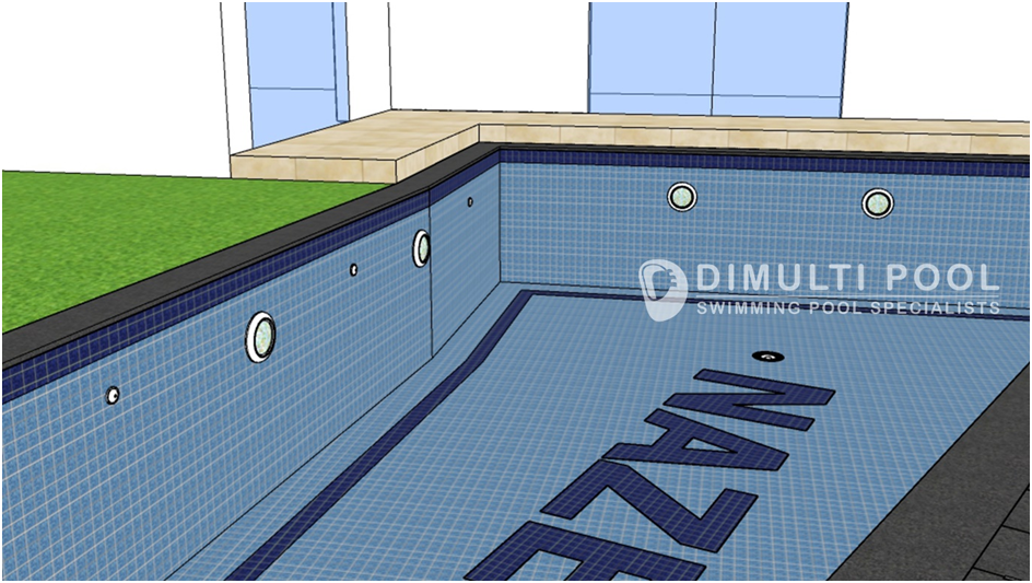 Contoh Desain Kolam Renang Semi Overflow, Terlihat Fancy! - DIMULTI MEDIA